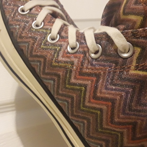 Converse | Shoes | Missoni X Converse Chevron High Tops Like New 75 ...